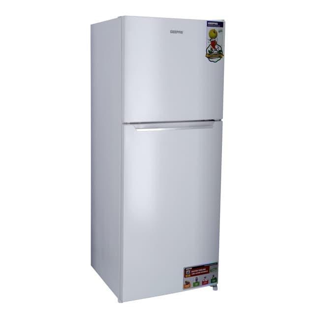 Geepas GRF2708WPN 270L Double Door Refrigerator - Free Standing Durable ...