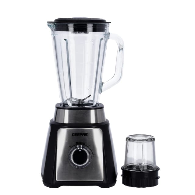 Geepas 2-in-1 Blender with 1.5L Glass Jar and Grinder - GSB44076UK - 2 ...