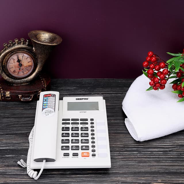 Order Geepas GTP7187 16 Digits LCD Display Caller Id Telephone ...