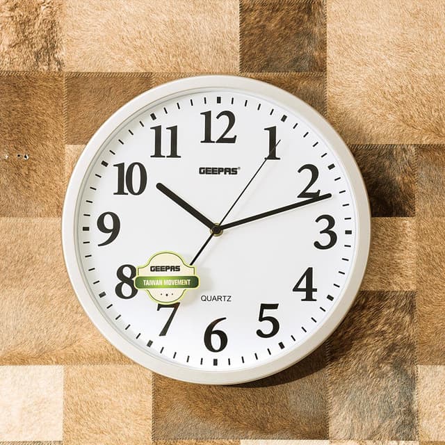 Order Geepas Gwc4816 Wall Clock - Taiwan Movement Round Decorative ...