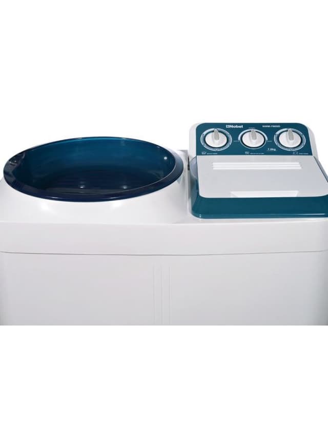 NOBEL Semi Automatic Twin Tub Washing Machine 7 kg NWM 700SD White ...