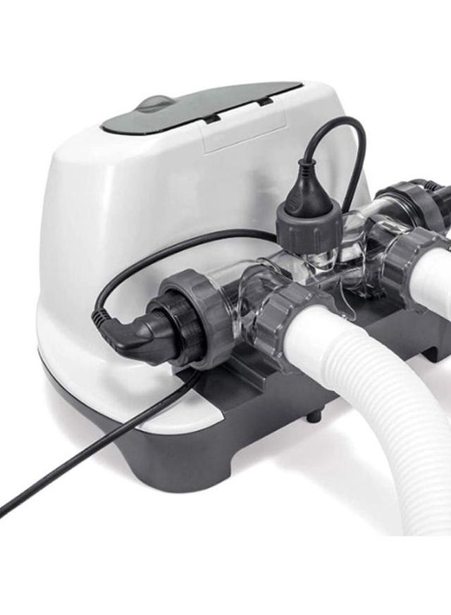 Order INTEX Salt Water Filter Pump White/Grey/Black 17.8x13.7x12inch ...