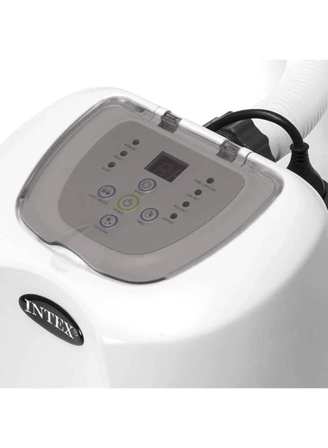 Order INTEX Salt Water Filter Pump White/Grey/Black 17.8x13.7x12inch ...