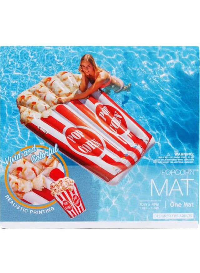Order INTEX Pop Corn Design Inflatable Pool Float 70x49inch Now! | Jomla.ae