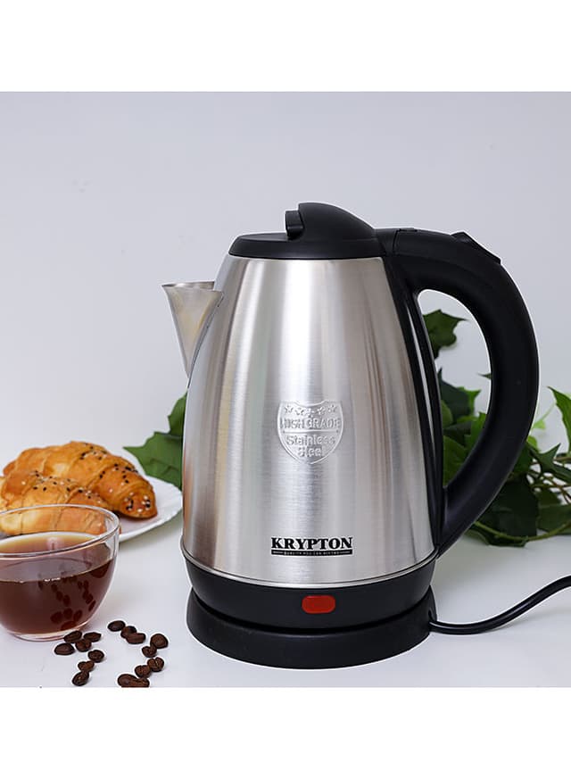 Krypton 1.8 L Stainless Steel Electric Kettle KNK6009 Silver | Jomla.ae