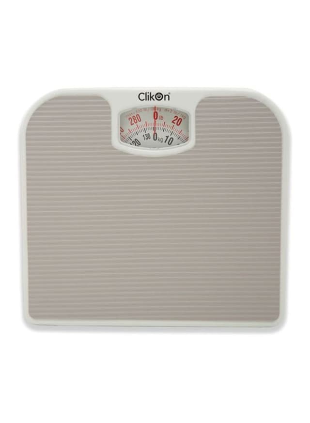 Order ClikOn PVC Mechanical Weighing Scale CK4026 Grey Now! | Jomla.ae