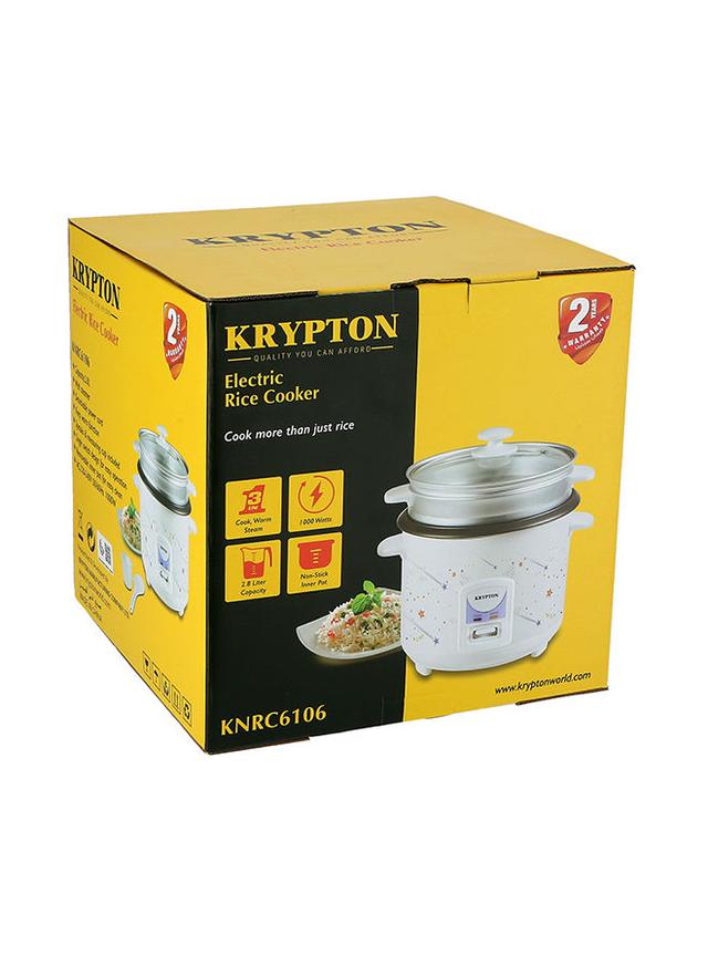 Order Krypton Electric Rice Cooker 2.8 l KNRC6106 White/Purple/Black ...