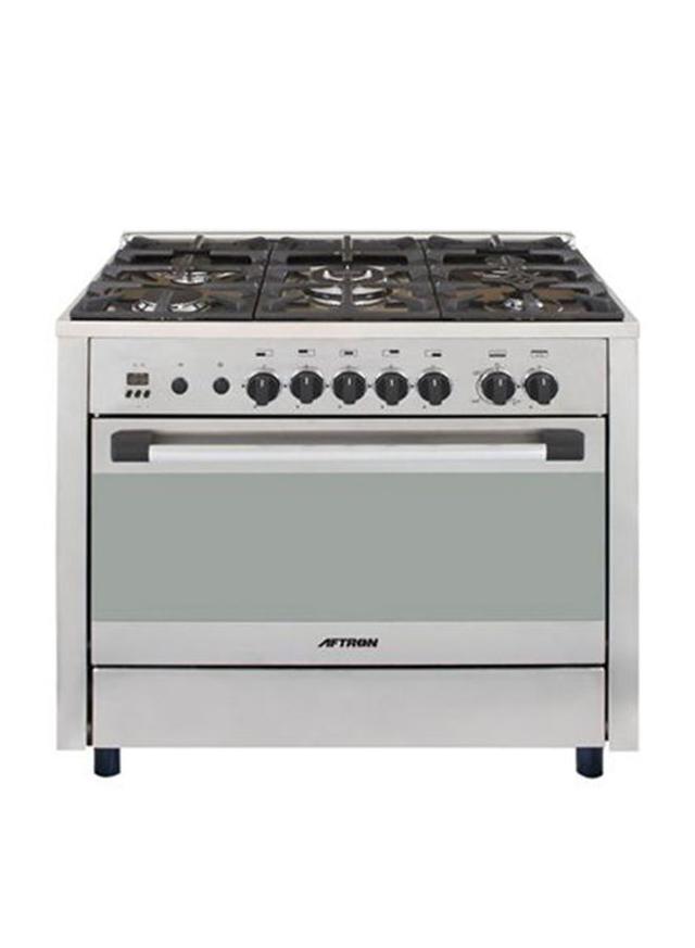 Order AFTRON 6 Burners Gas Cooker AFGR9060FESD Silver Now! | Jomla.ae