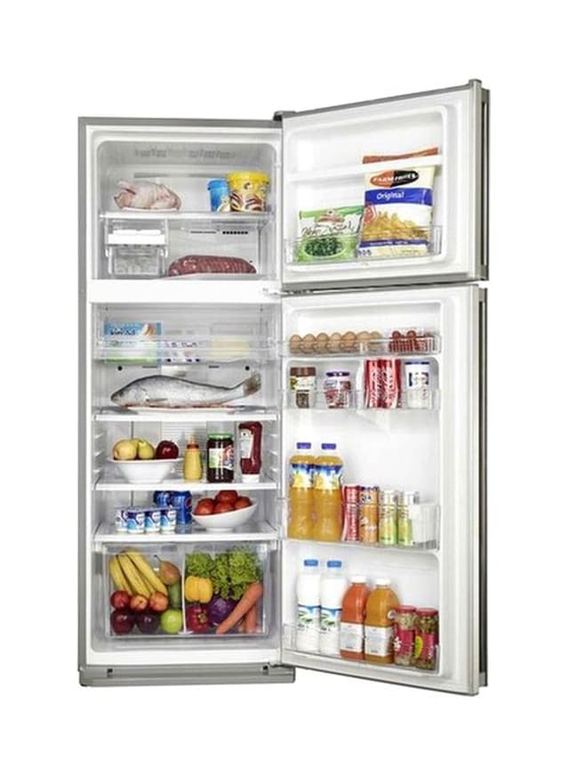 SHARP Double Door Refrigerator 545 l SJ 58C SL3 Silver | Jomla.ae
