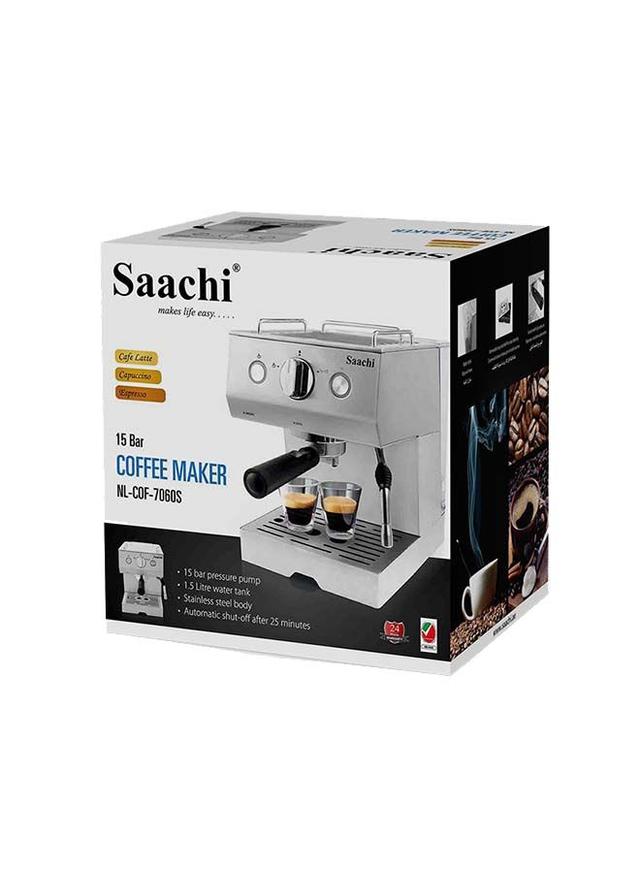 Order Saachi Coffee Maker 0 l 1140 W NL COF 7060S ST Sliver Now! | Jomla.ae