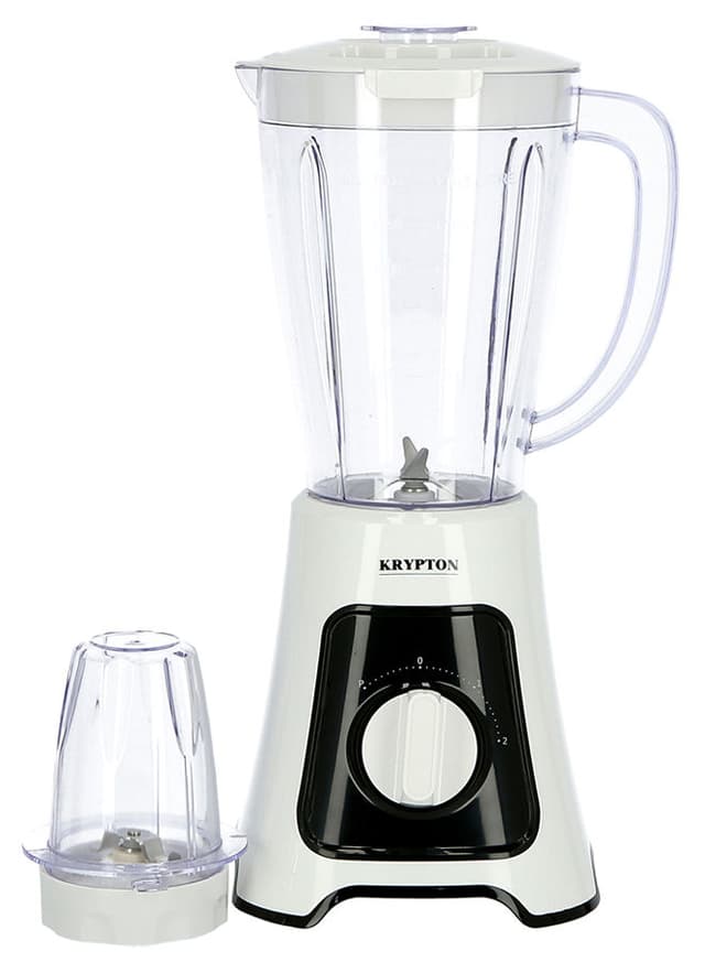 Krypton 2 In 1 Blender 400 W KNB6125 White/Black/Clear | Jomla.ae