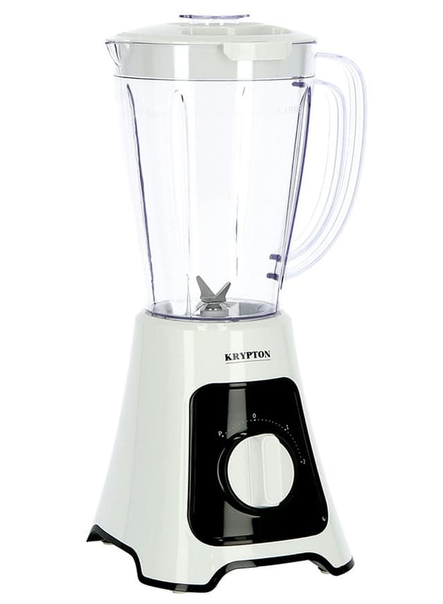 Krypton 2 In 1 Blender 400 W KNB6125 White/Black/Clear | Jomla.ae