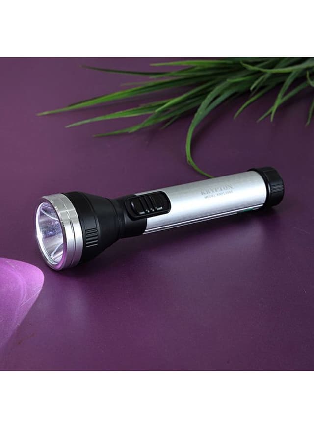 Krypton Rechargeable LED Flashlight White | Jomla.ae