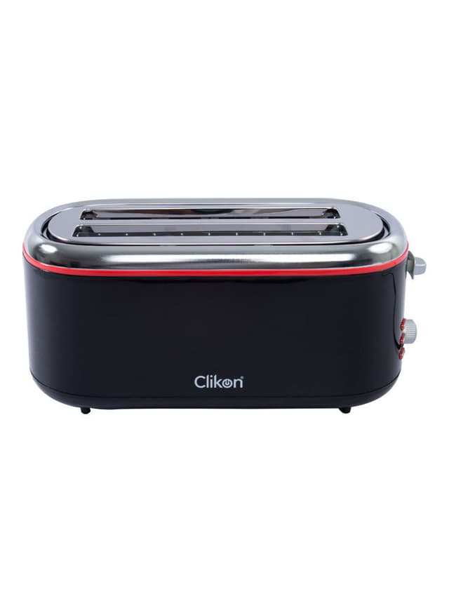Order ClikOn 4 Slice Bread Toaster CK2432 Black Now! | Jomla.ae