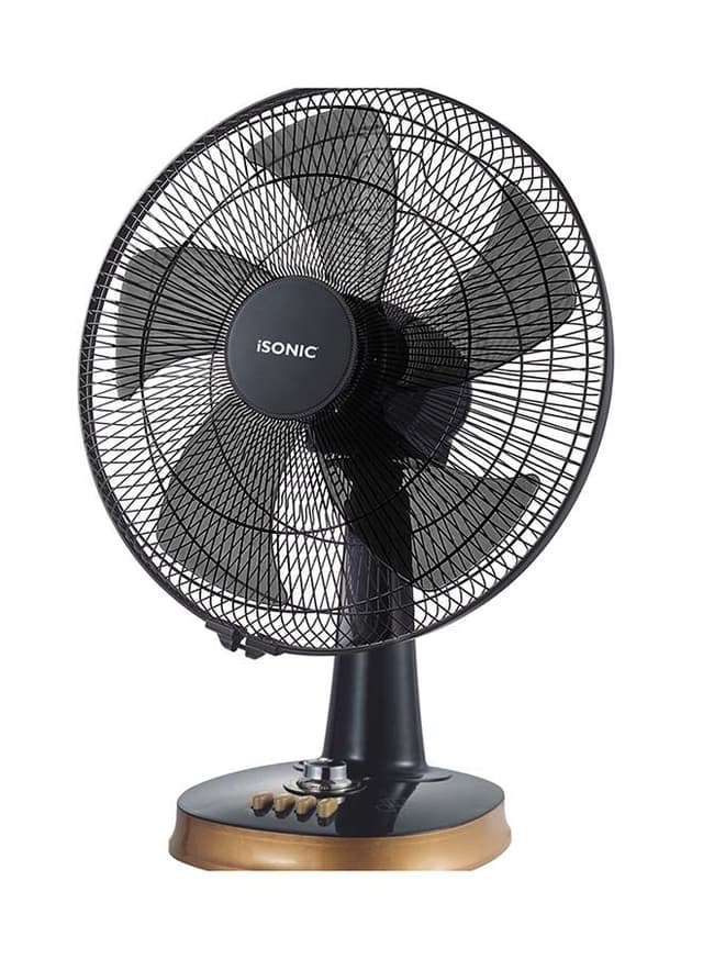 ISONIC 5 Blade 3 Speed Aerodynamic Design Table Fan 45 W iF 324 Black ...
