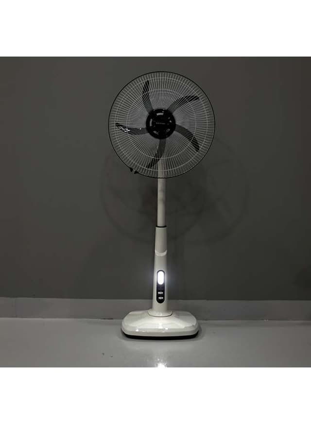 Order Krypton Stand Fan With Light 6 kg 38 W KNF6245 White Now! | Jomla.ae