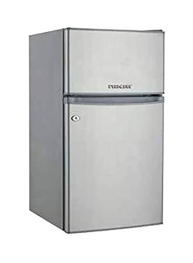 Order NIKAI Refirgerator Double Door 135 l NRF135DDS silver Now! | Jomla.ae