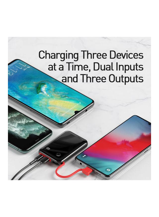 Order Baseus 10000 mAh Portable Power Bank Black Now! | Jomla.ae