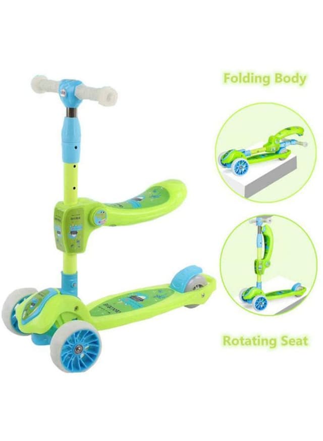 Order Cool Baby Kick Scooter with Foldable Seats 55x77x28cm Now! | Jomla.ae