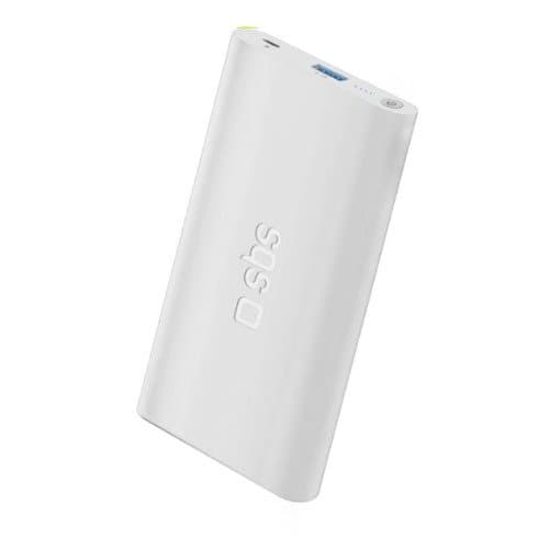 Order SBS POWER BANK EXTRA SLIM 5000 mAh - White Now! | Jomla.ae