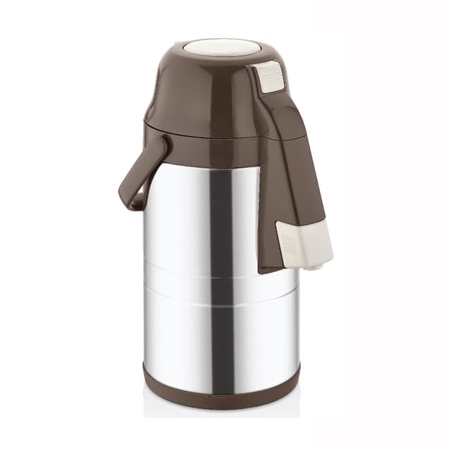 Royalford 3.5L Air-Pot Flask - Stainless Steel Heat Insulated Thermos ...