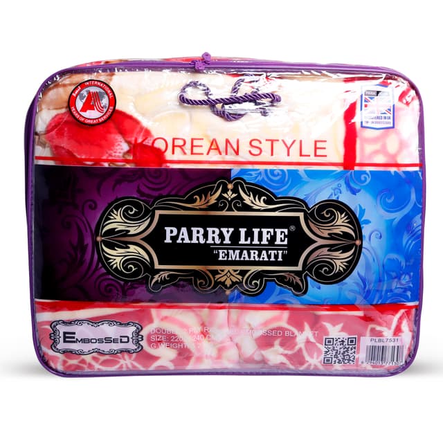PARRY LIFE PLBL7531M2 Emarati Floral Maroon Bordered Double 2 Ply ...