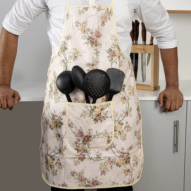 Royalford Vinyl Apron - Standard 76X58Cm Size - Multipurpose Kitchen ...