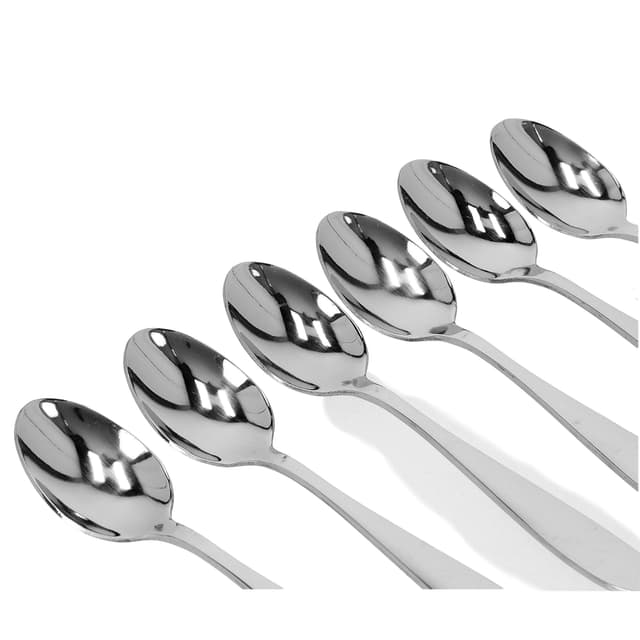 Order Delcasa 6Pcs Stainless Steel Tea Spoon - Plain Pattern Cutlery ...
