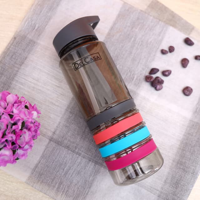 Delcasa 650Ml Water Bottle - Portable Cap - Lead Free Water Bottle ...