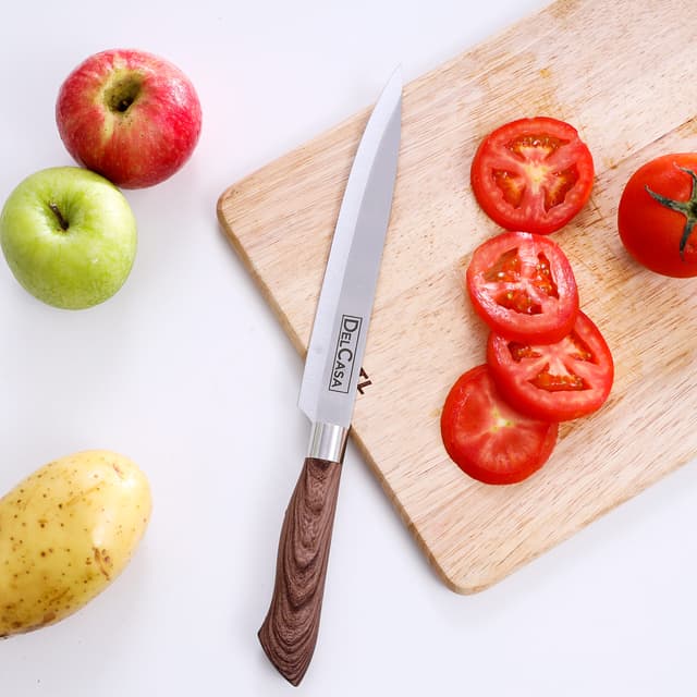 Delcasa Kitchen Slicer Knife - All Purpose Small Kitchen Knife - Ultra ...