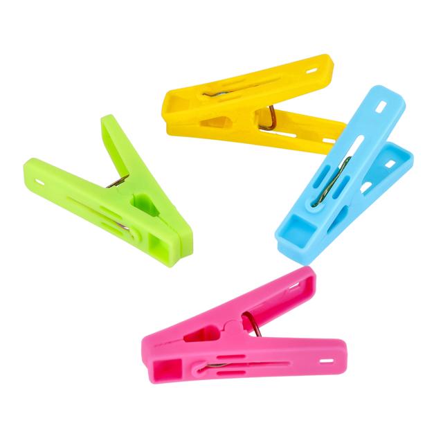 Delcasa 20Pcs Plastic Cloth Clip, Reusable Laundry Clips, DC2023 ...