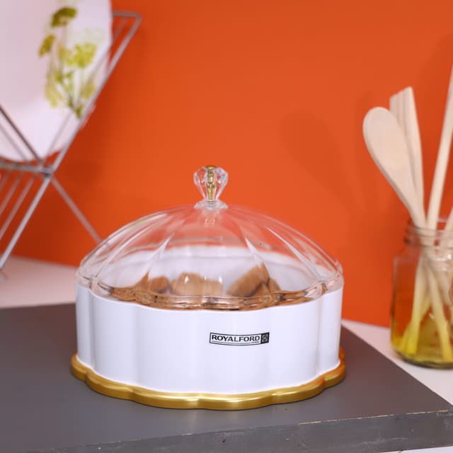 Royalford 23Cm Candy Storage Box With Lid - Portable Candy Sweet Jar ...