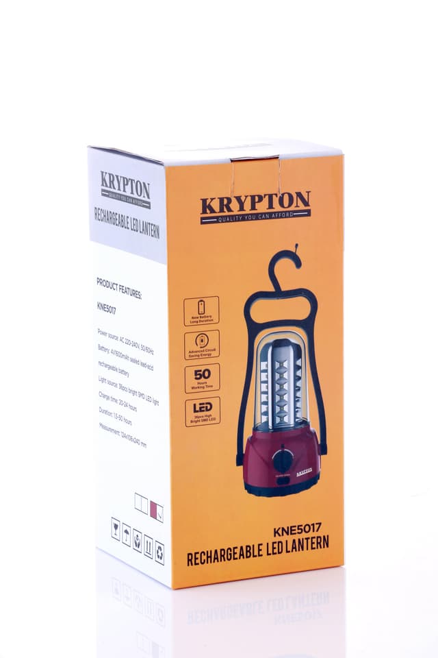 اطلب مصباح ليد قابل لإعادة الشحن ( 4V 1600Mah ) Krypton Led Lantern | Jomla.ae