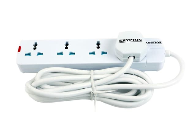 Order Krypton Extension Socket, 4 Way - 3M - Power Extension Socket ...