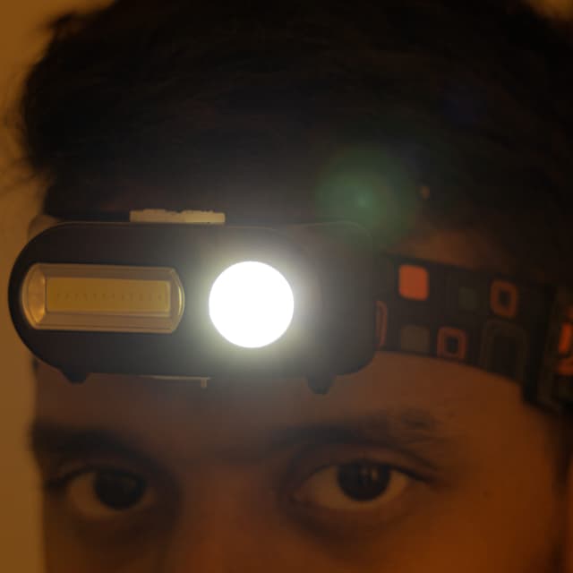 Krypton Double Headlight, Lithium Battery, 3w Led Light, KNHL5400,3w ...