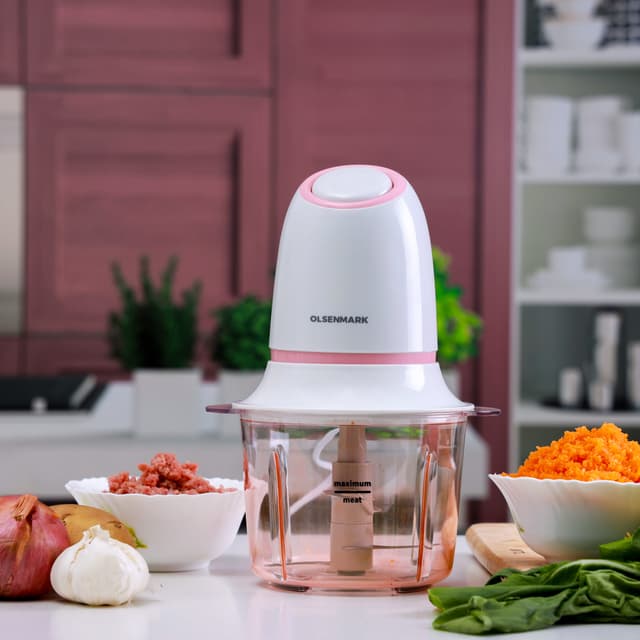 Olsenmark Food Chopper, 300W, 1.2L Bowl, OMC2454 - ABS Body ...