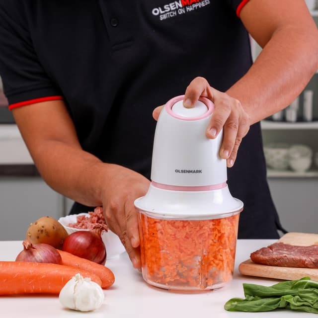 Olsenmark Food Chopper, 300W, 1.2L Bowl, OMC2454 - ABS Body ...
