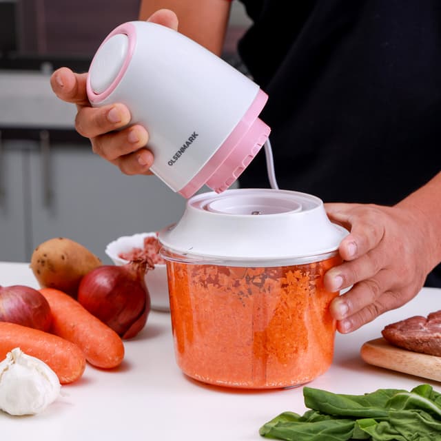 Olsenmark Food Chopper, 300W, 1.2L Bowl, OMC2454 - ABS Body ...