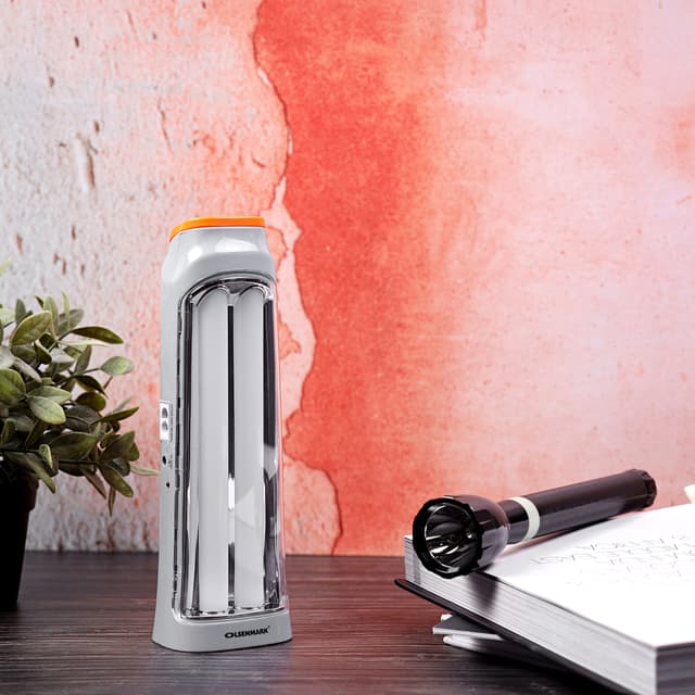 Olsenmark Rechargeable Led Emergency & Flashlight, 2 In 1 - Lantern ...
