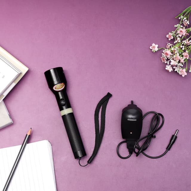 Olsenmark Rechargeable Led Flashlight - Cree-Led - High Capacity Ni-Cd ...