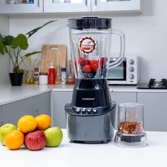 Olsenmark 1.5 Litre Overheat Protection 2 in 1 Blender OMSB2336 | Jomla.ae