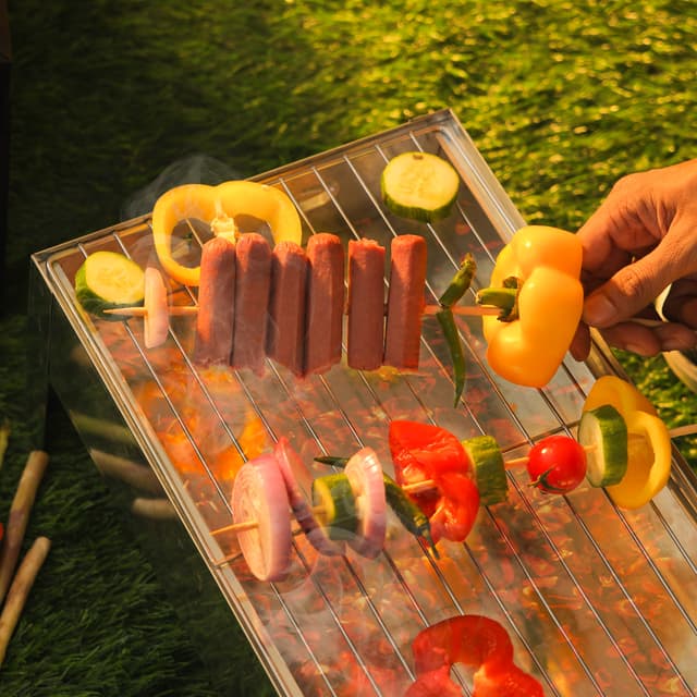 Royalford Barbeque Stand with Grill Durable Iron Construction, RF10365 ...