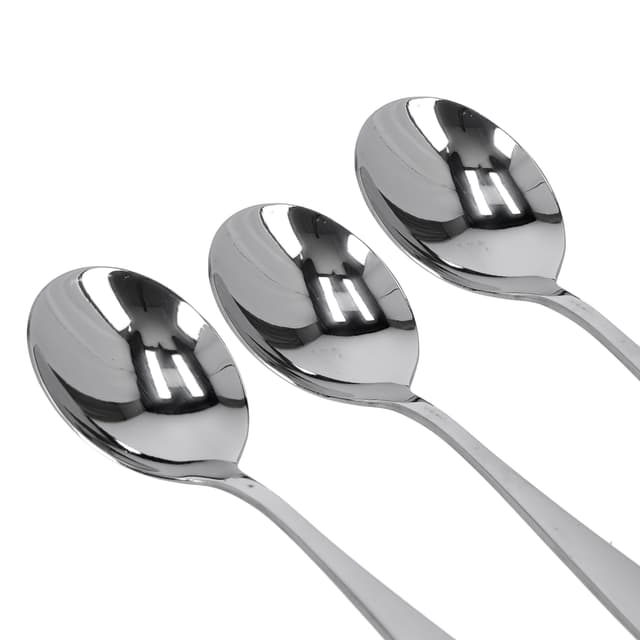 Royalford Stainless Steel Soup Spoons - Serving Spoon Long Handle ...