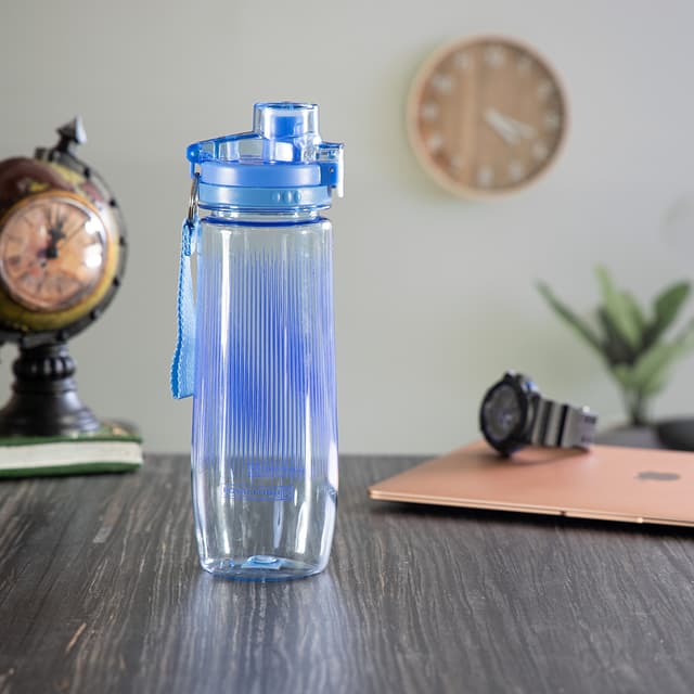 اطلب مطارة ماء بلاستيك مع مشبك معلق 850 مل لون أزرق رويال فورد Royalford RF6422BL 850ml Water ...