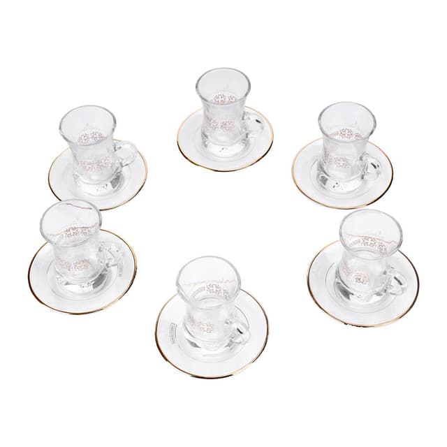 Order Royalford Tea Cups With Saucer, 12 Pcs - Made Up Of High Quality ...