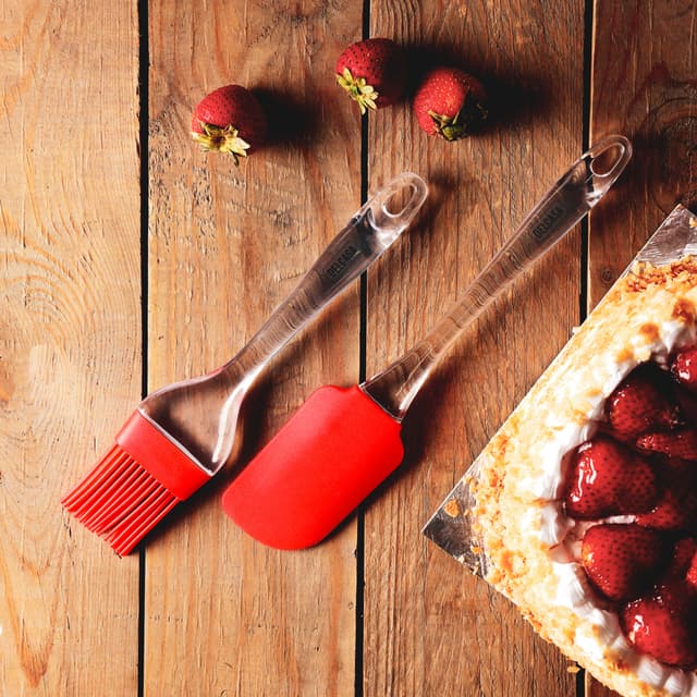 Delcasa Silicon Spatula And Brush, DC2077 | Basting Brush With Spatula ...