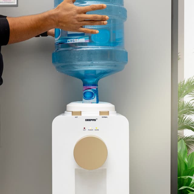 Geepas Hot And Normal Water Dispenser, GWD17032 - Stainless Steel Water ...