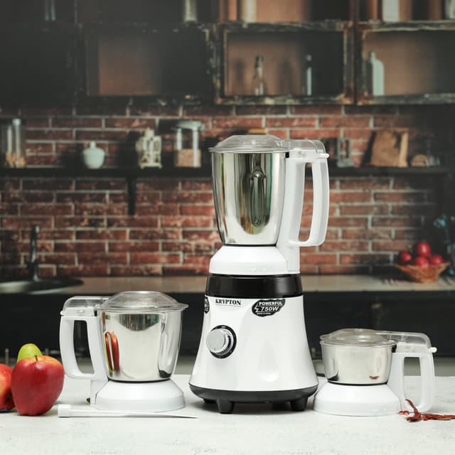 Krypton 3-in-1 Mixer Grinder, 3 Speed Control Mixer, KNB6188 | 3 ...