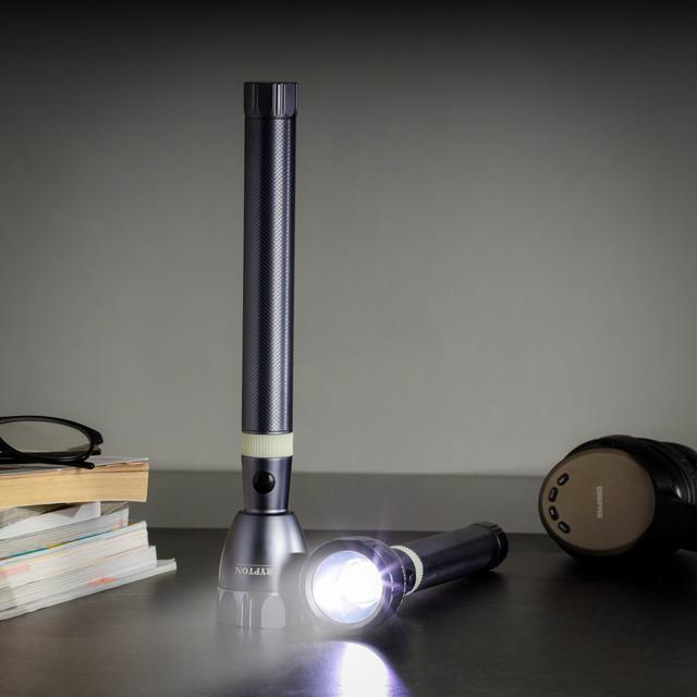 Krypton Rechargeable LED Flashlight, KNFL5160 - Lighting Source-T6 Led ...