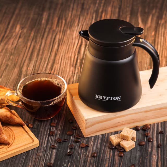 Krypton Stainless Steel Coffee Pot, 600ml Capacity, KNVF6329 - Double ...
